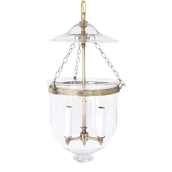 Smoke Bell Light Pendant Lamp | Chairish