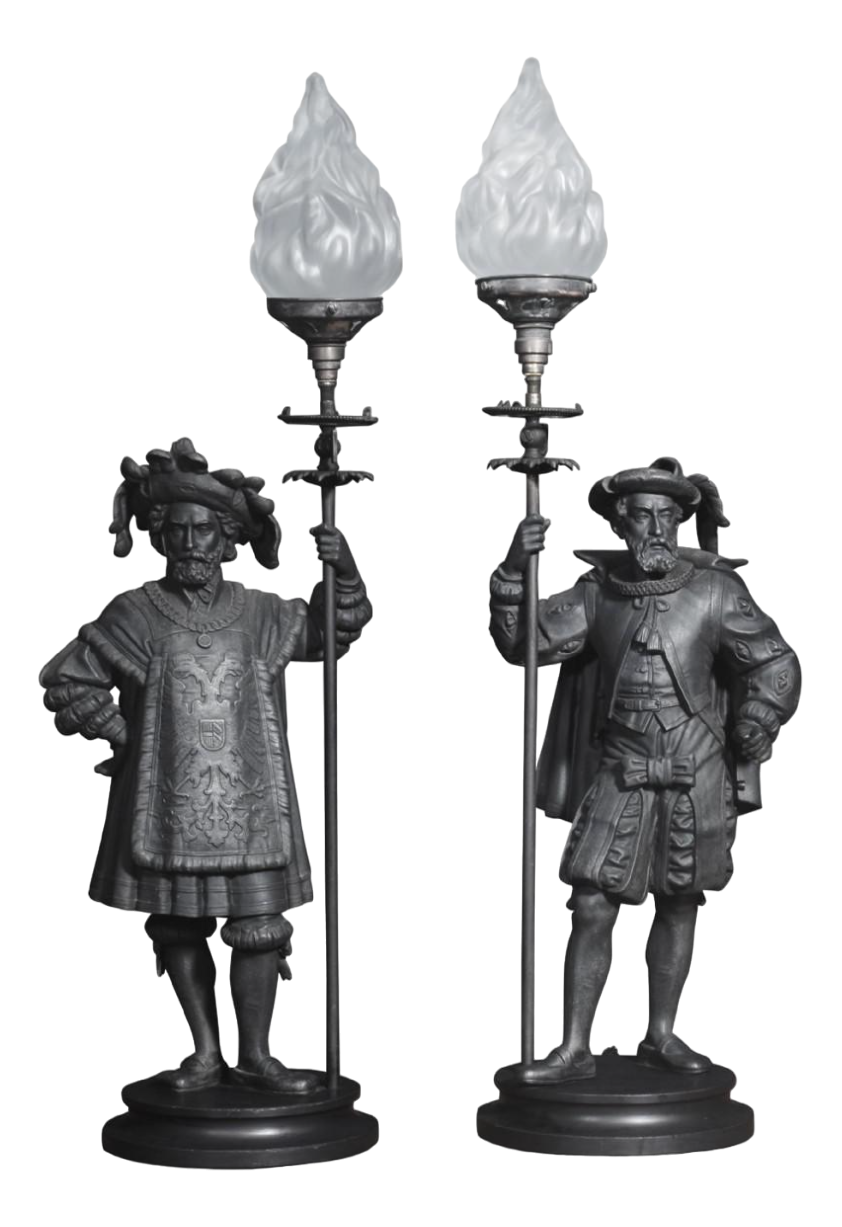 Medieval Lamps, Set of 2 | Chairish
