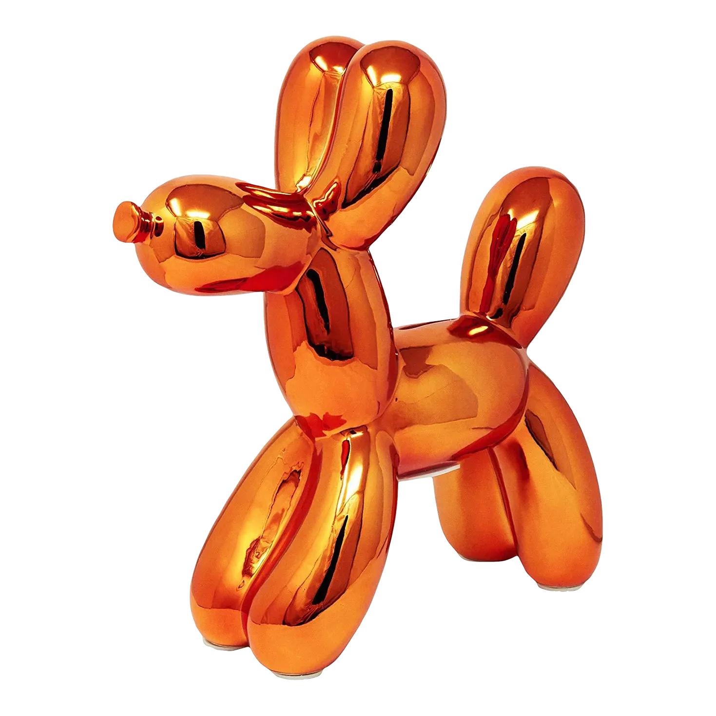 Interior Illusions Plus Copper Balloon Dog Bank | Chairish