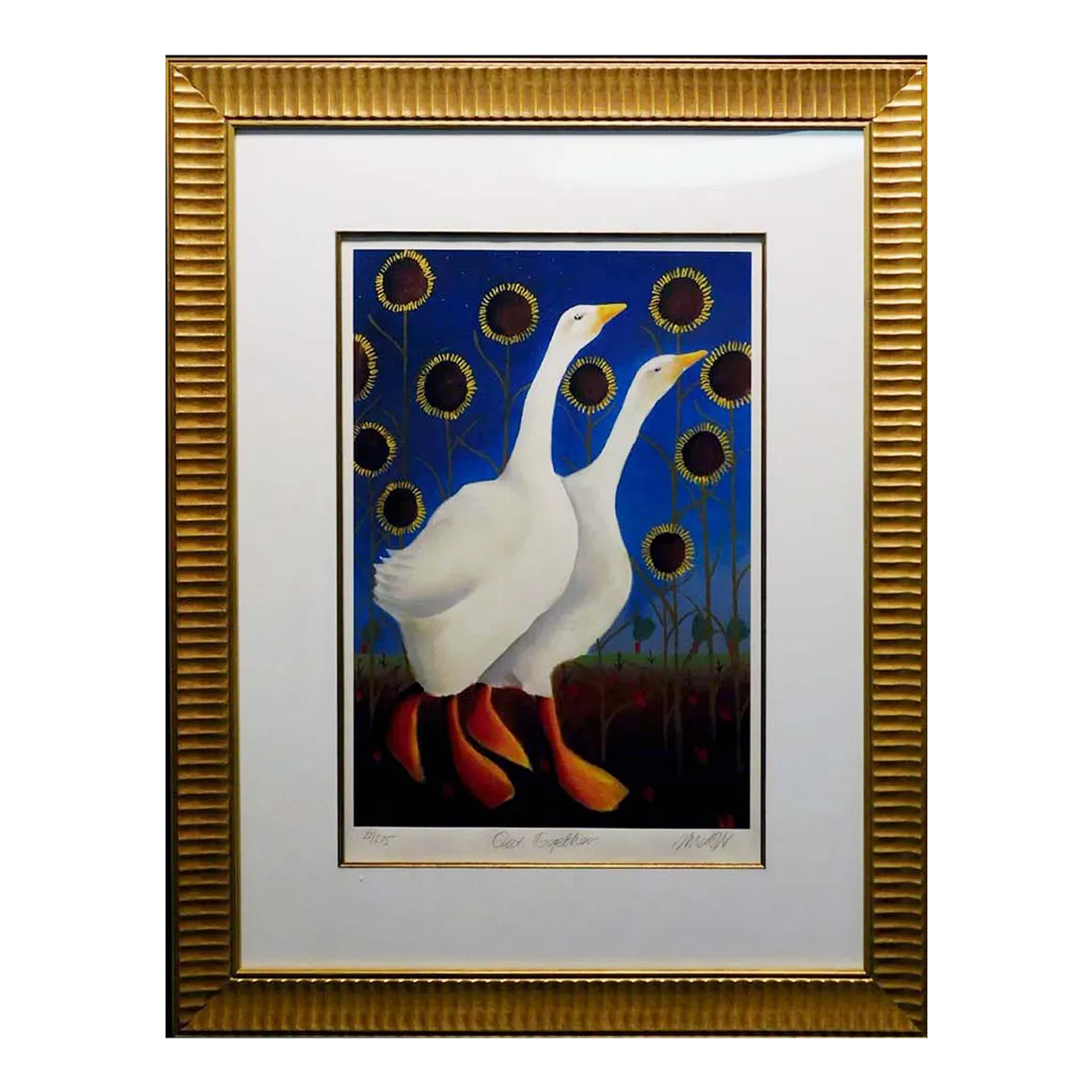 Mackenzie Thorpe "Out Together" Hand Signed Numbered Serigraph Art ...