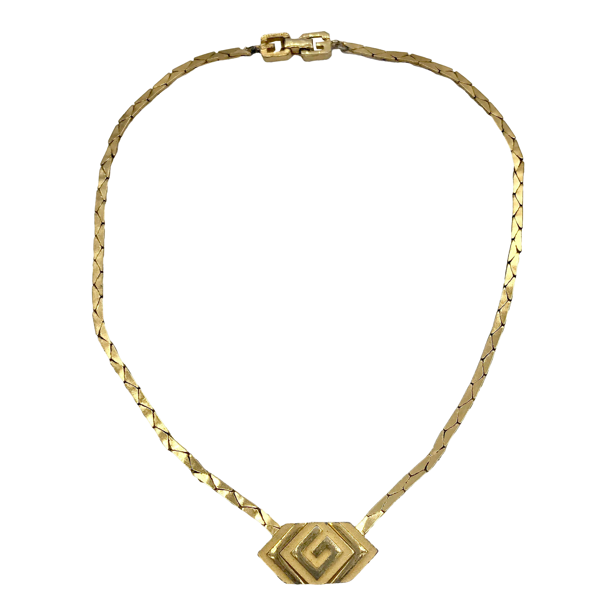 Vintage givenchy gold chain necklace store