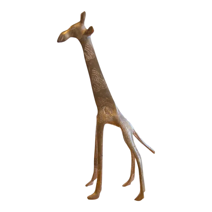 Vintage African Giraffe | Chairish