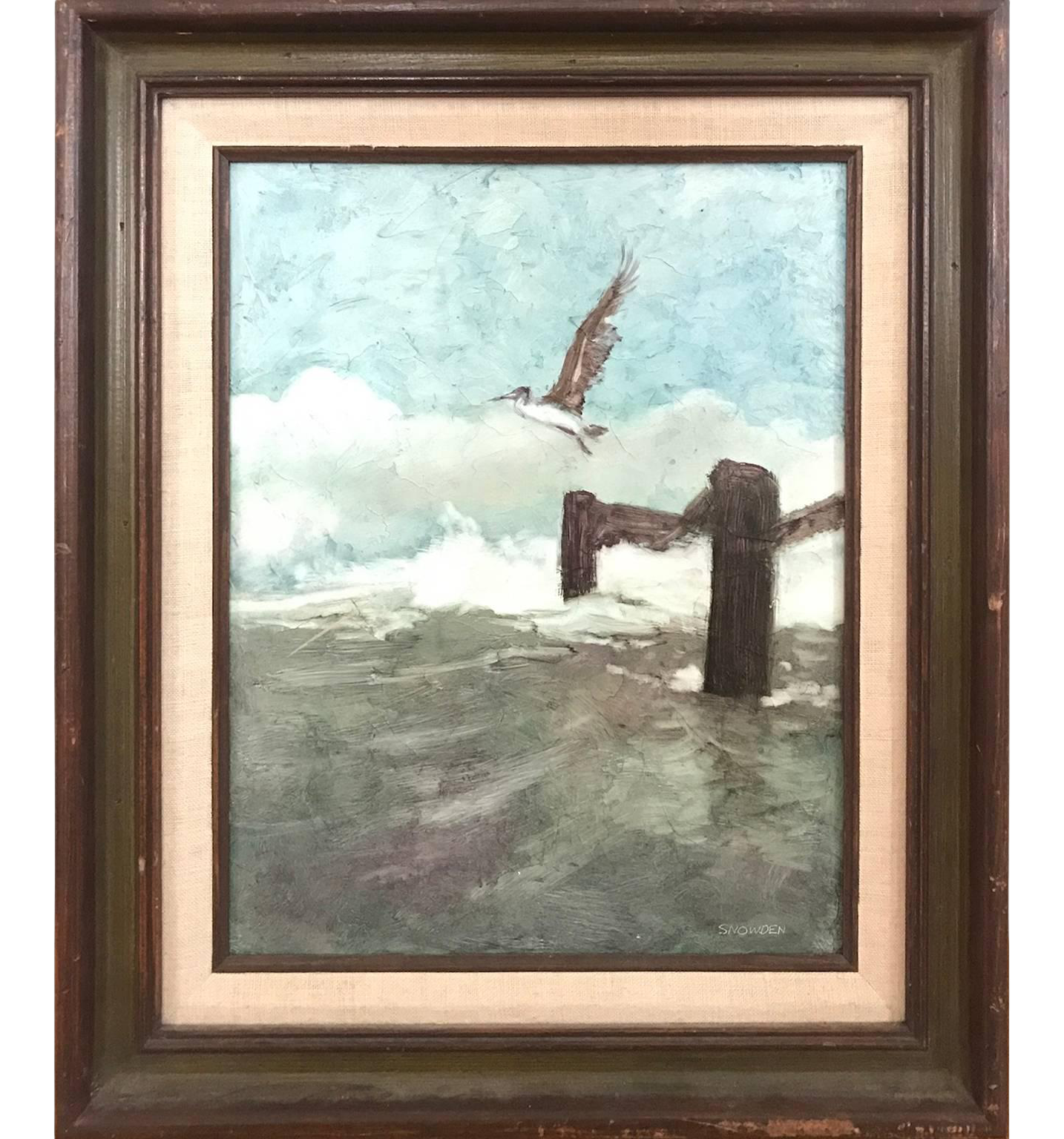 Chester Dixon Snowden 1 Impressionist Texas Coastal Landscape 1970s ...