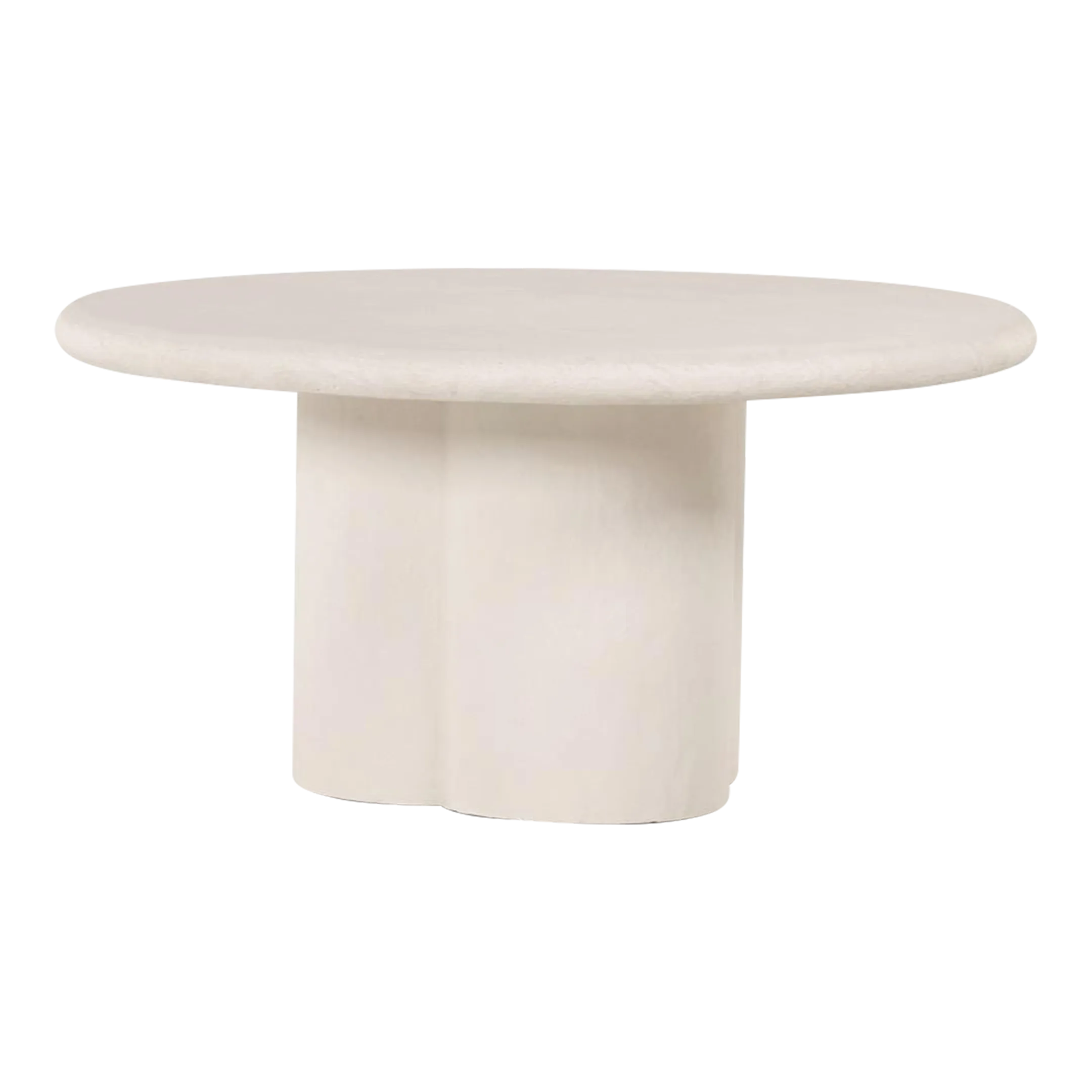 Grano Dining Table, Plaster Molded Concrete | Chairish