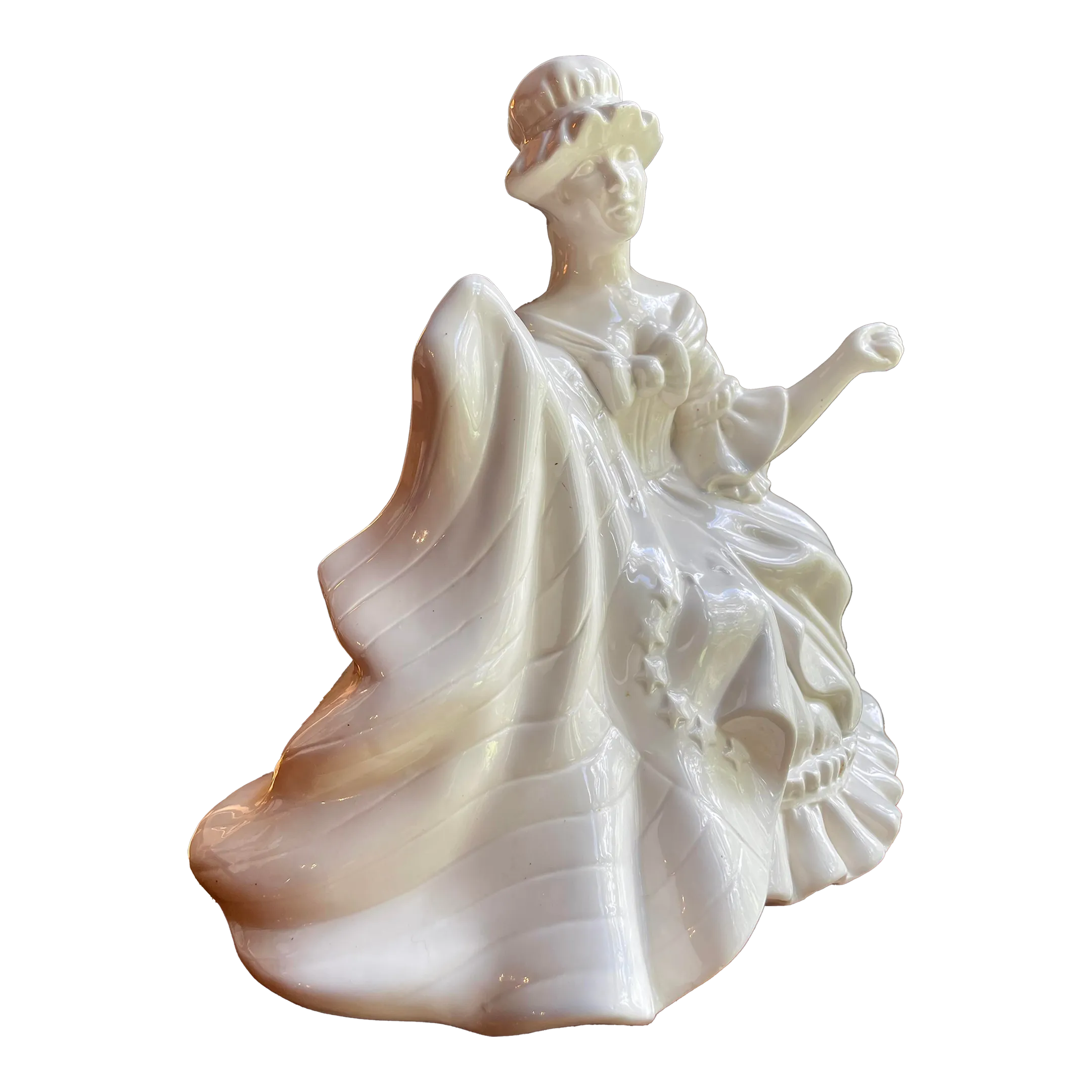 Vintage 1970s Bicentennial Betsy Ross Statuette | Chairish