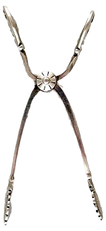 Vintage Sterling Silver Blossom Sugar Tang from Georg Jensen | Chairish