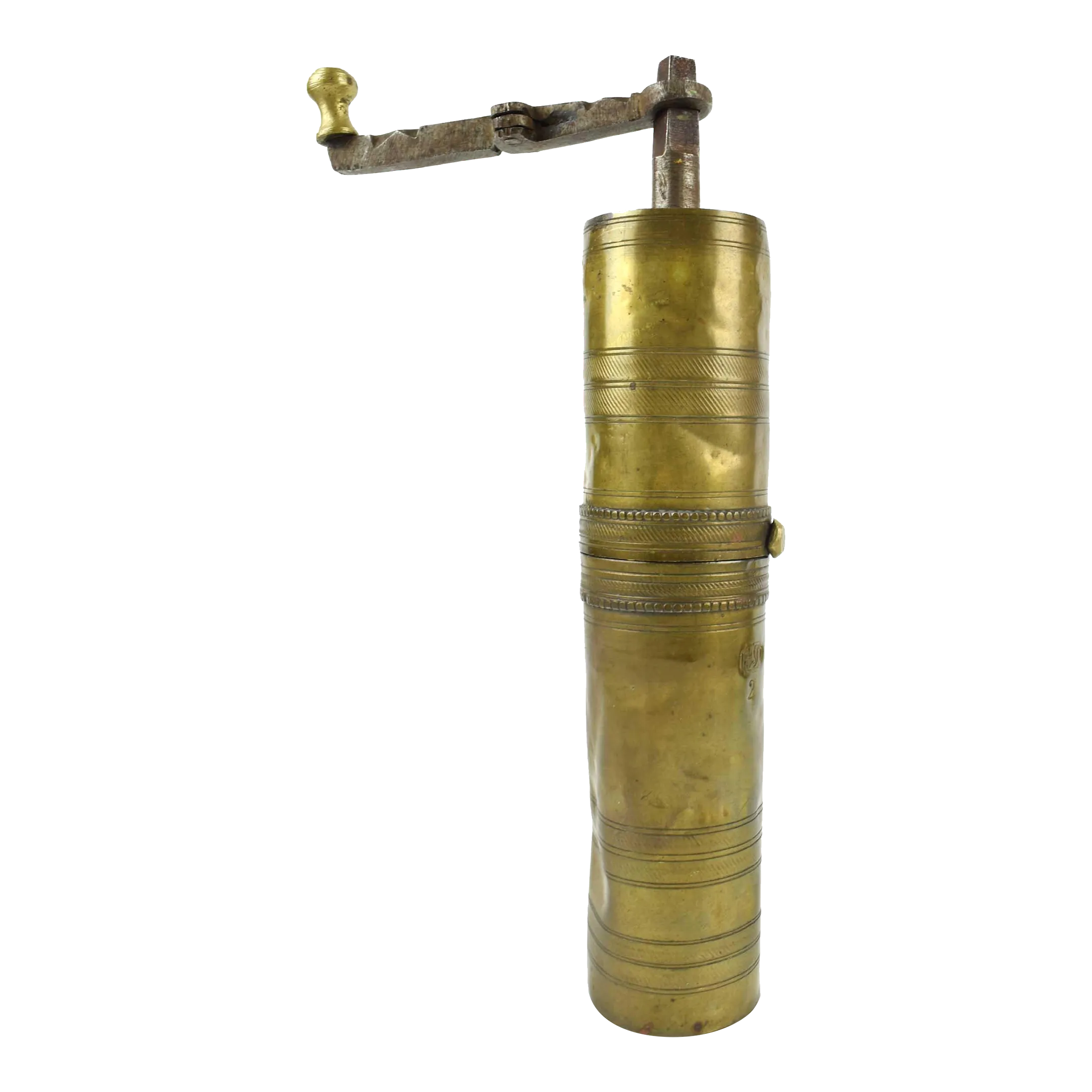 Early 20th Century Brass Ottoman Turkish Spice Coffee Grinder Mill ...