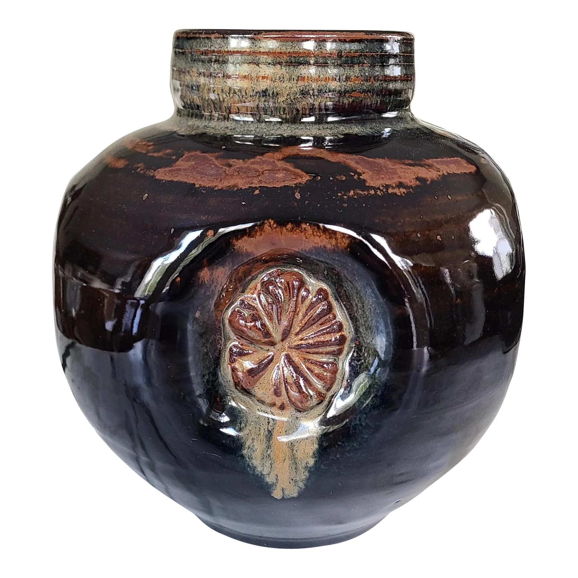 Vintage Royce Yoder Studio Art Pottery Vase | Chairish