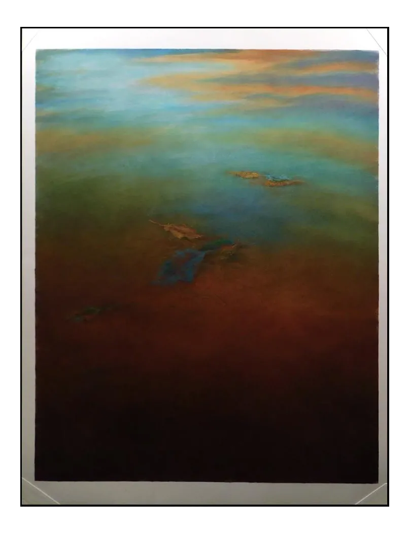 1990s Impressionist Style Landscape Pastel Drawing on Paper by Scott ...