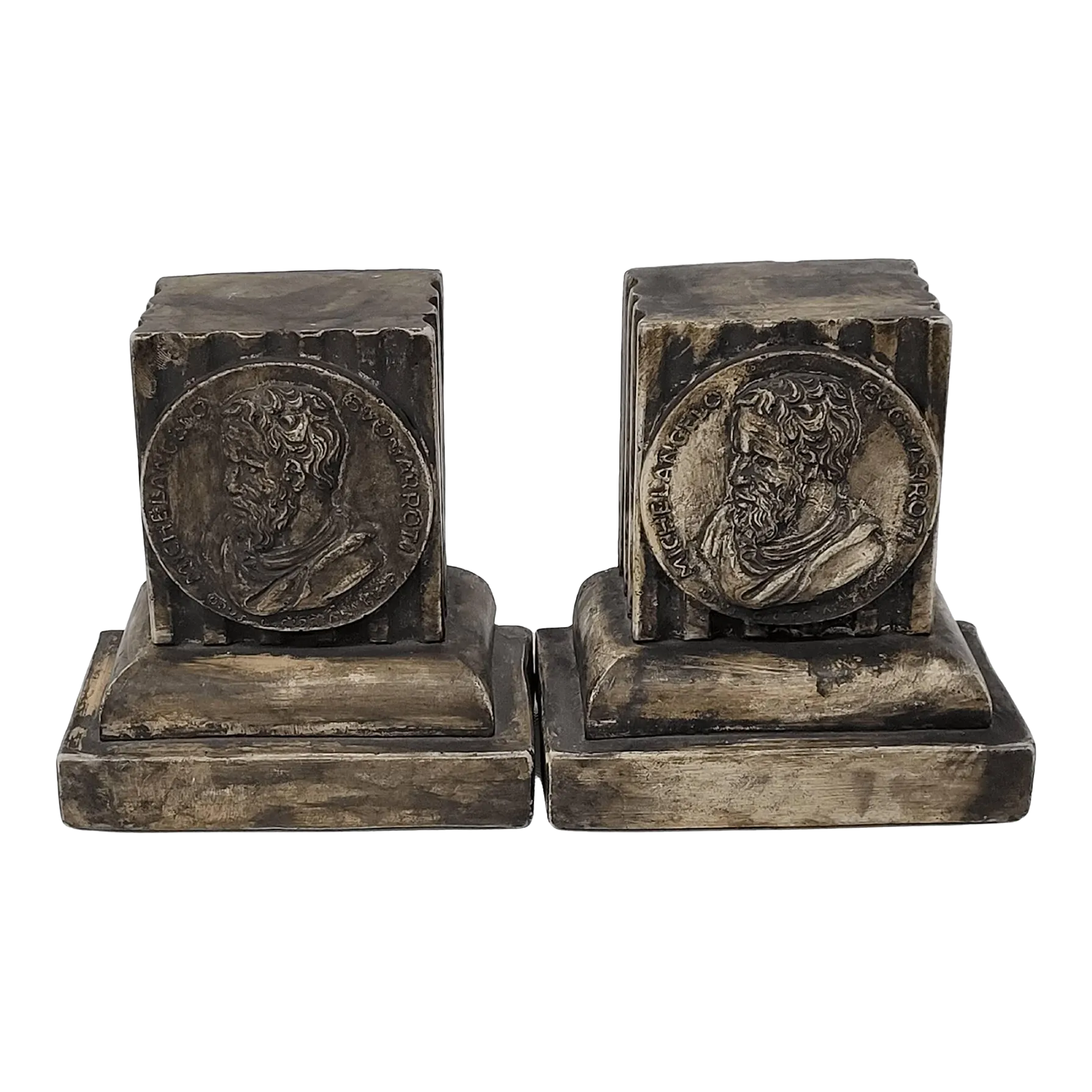 Vintage Neoclassical Greek Roman Michelangelo Architectural Column ...