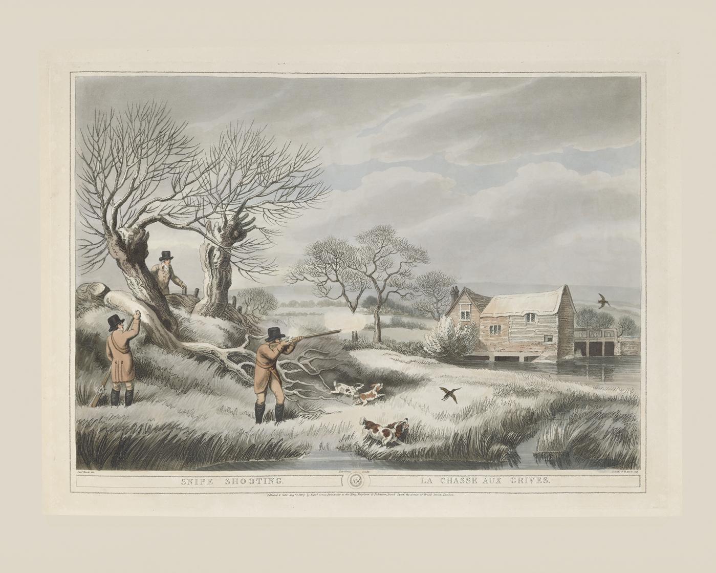 Snipe Shooting- Giclee Print From British Field Sports | Chairish