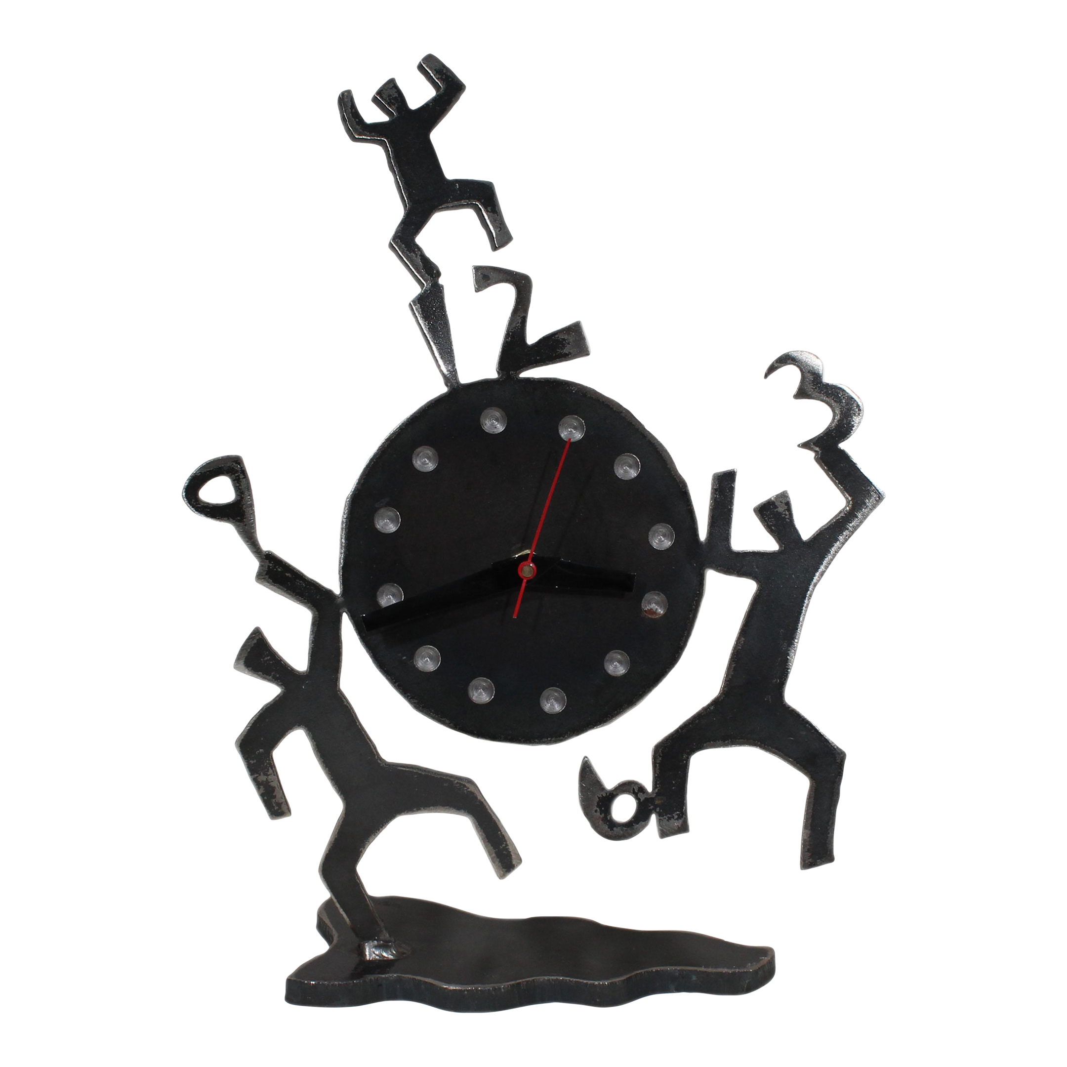 Ivan McLean 1995 Metal Pop Art Clock | Chairish