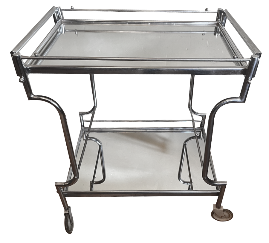Vintage English Serving Trolley, 1950s | Chairish