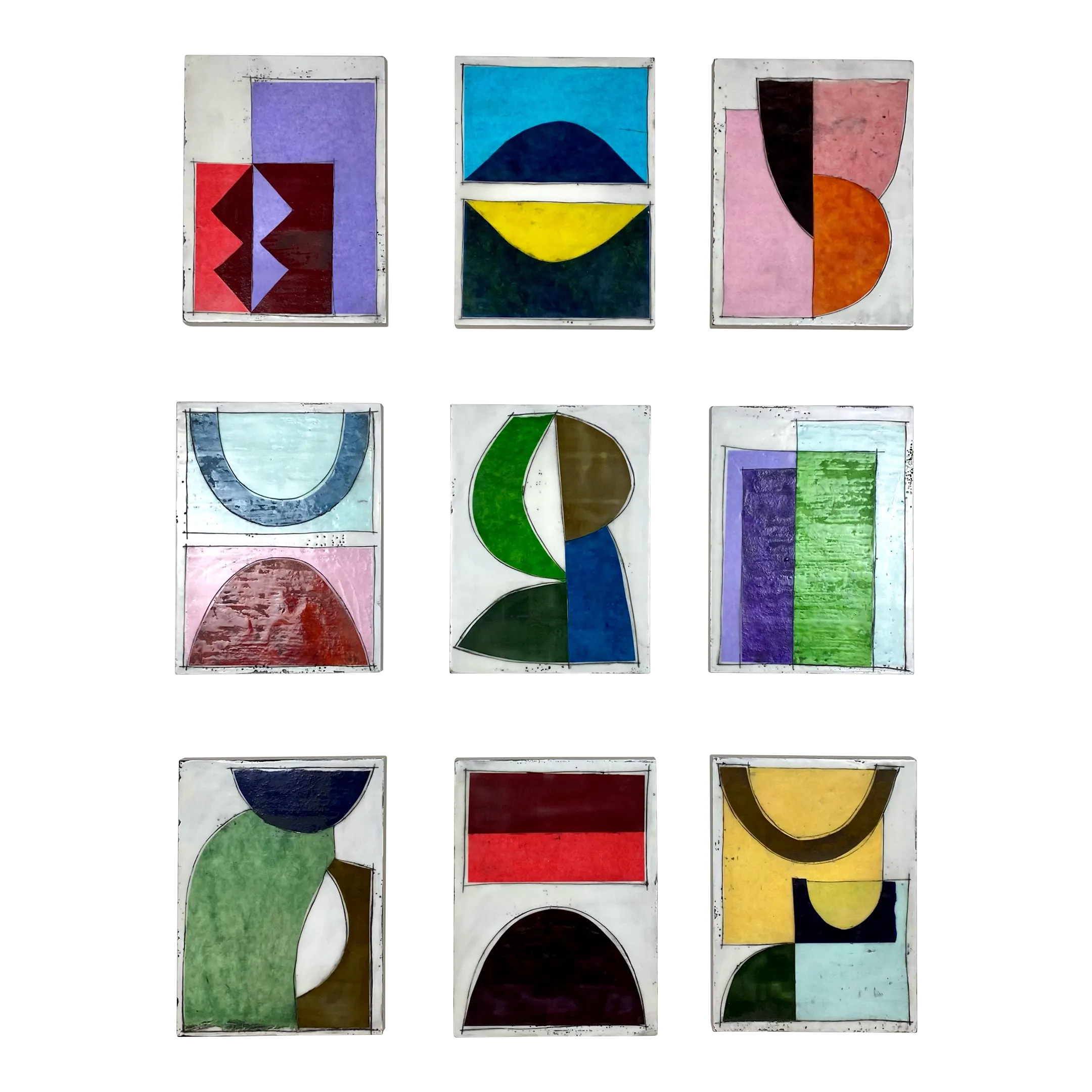 Encaustic Collage Installation by Gina Cochran "Good Therapists" - 9 ...