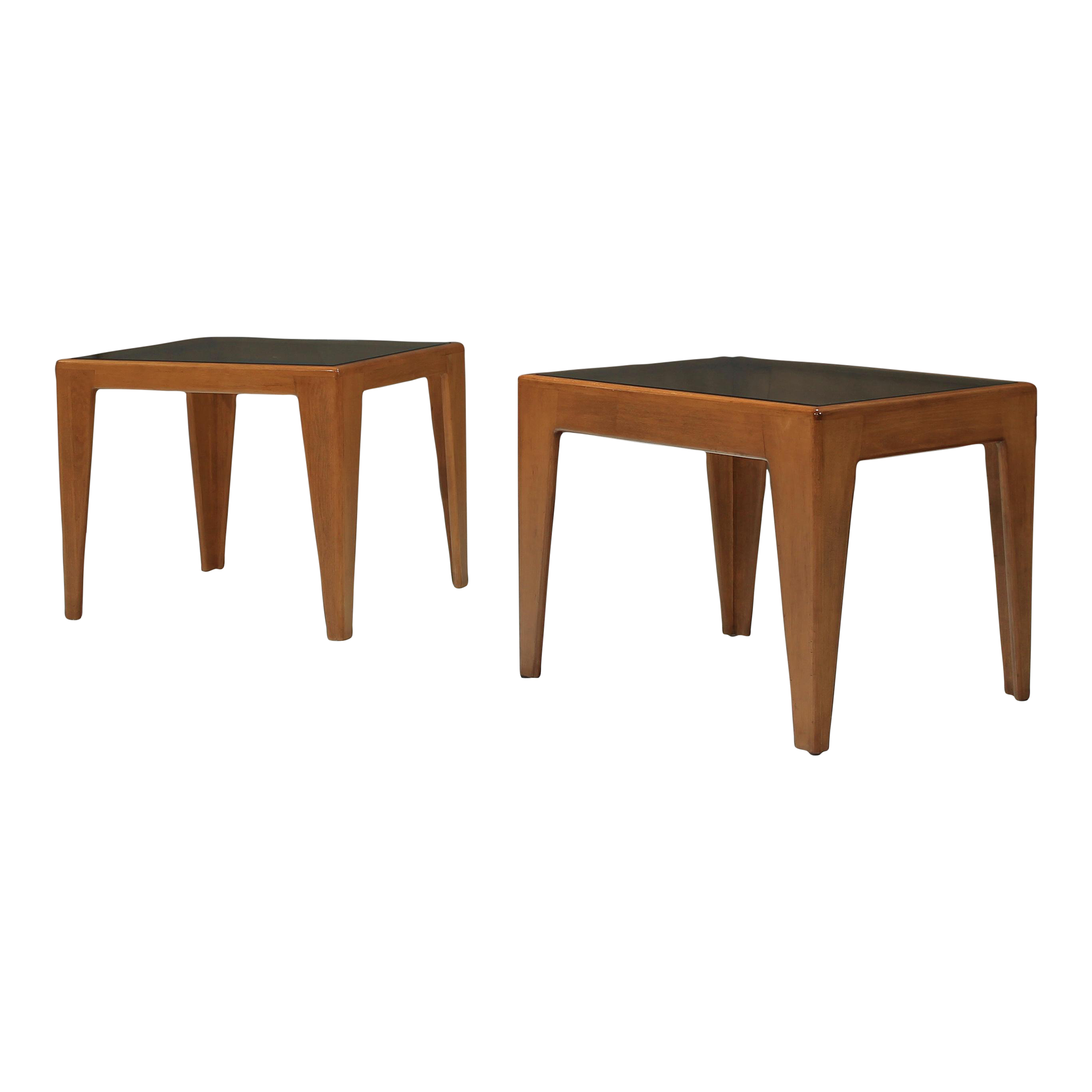 1950s Italian Asymmetrical End Tables in the Manner of Gio Ponti - Set ...