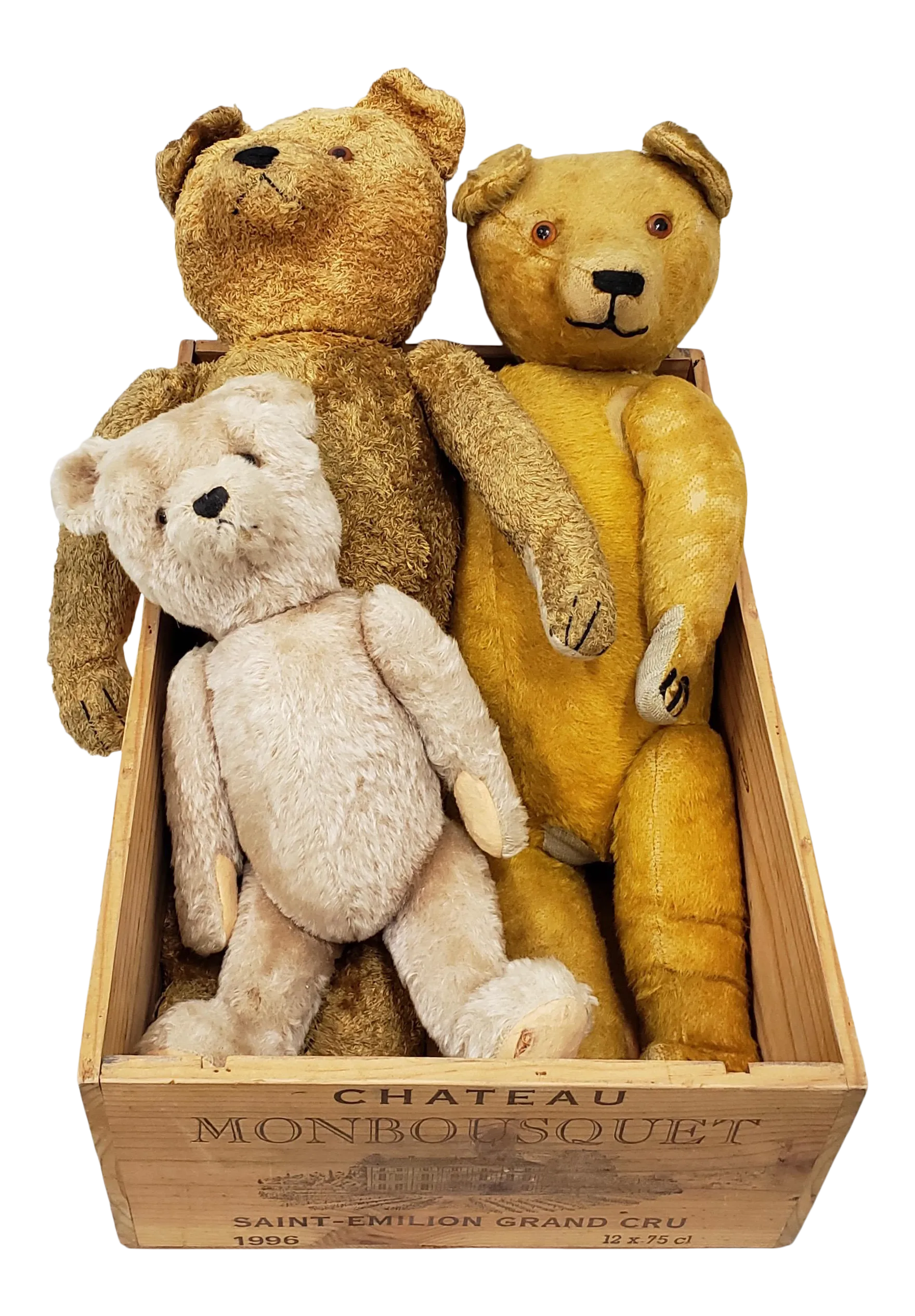 The Three Bears - Family of Stuffed Bears - Possibly Steiff | Chairish
