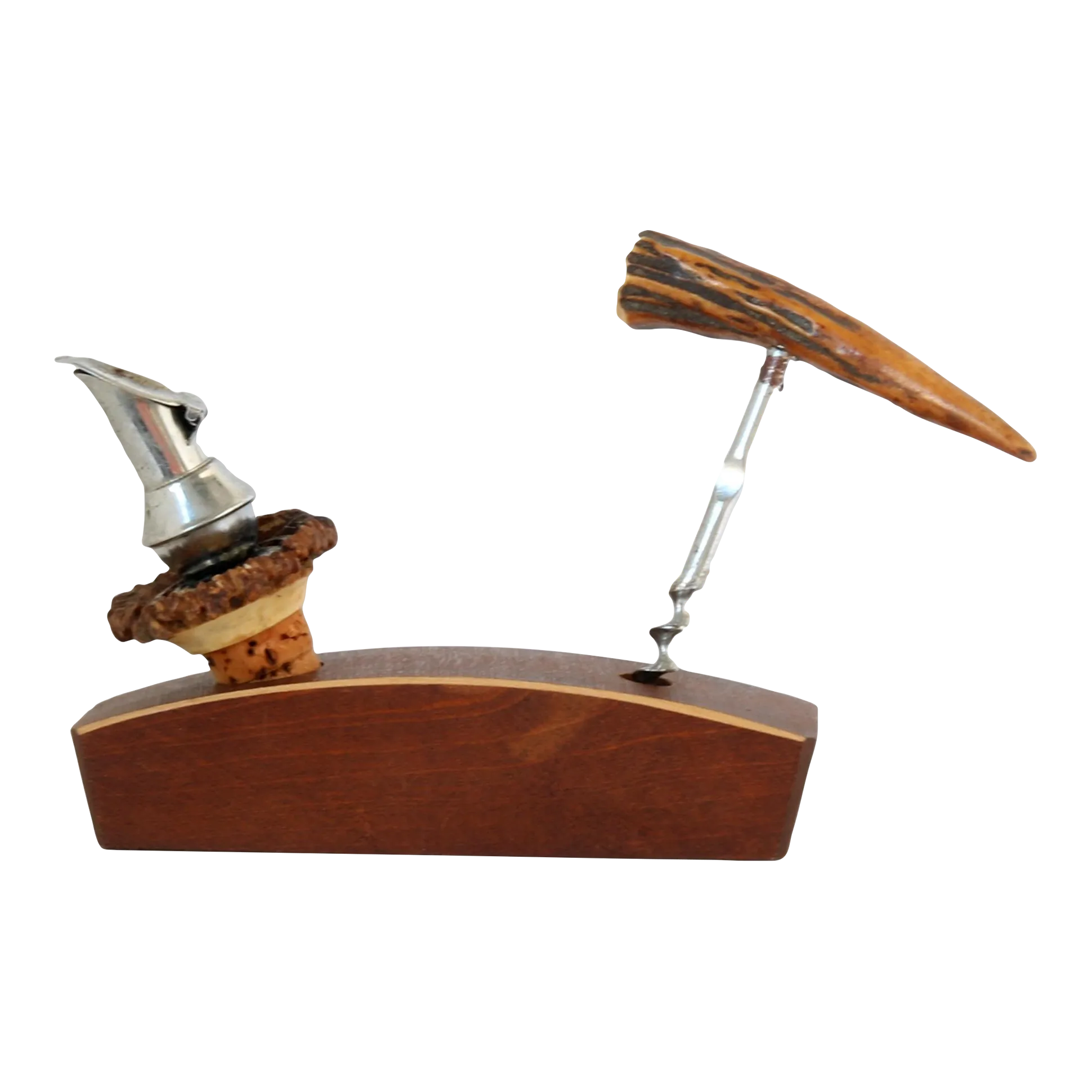 Midcentury English Stag-Horn Bar Tools | Chairish