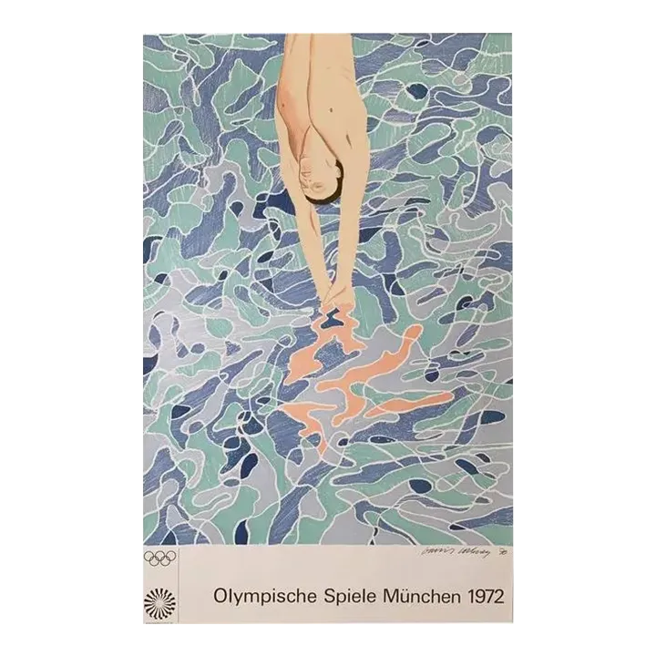David Hockney, Olympische Spiele Munchen, Official Olympic Artist ...