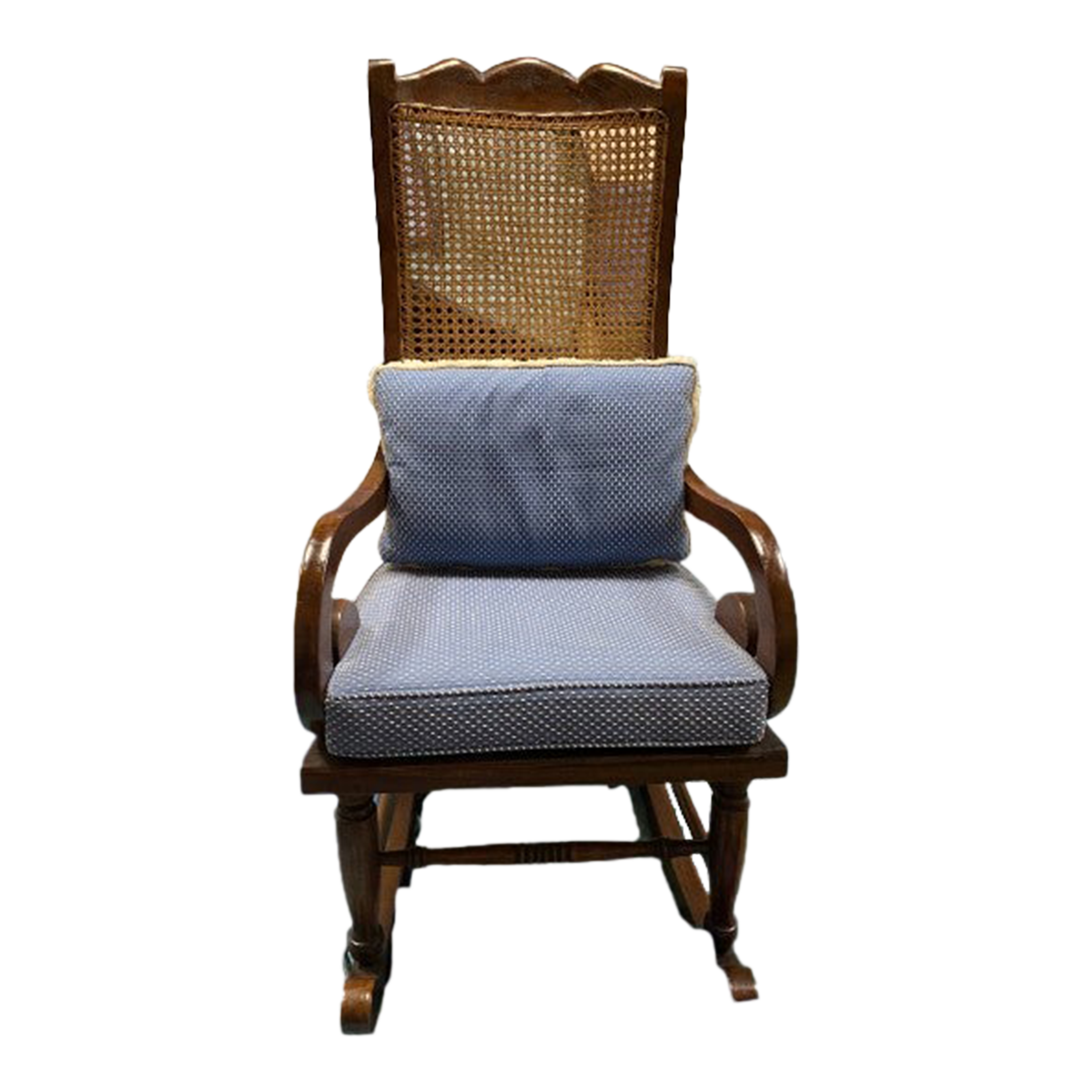 Rocking Chair With Cushion | Chairish