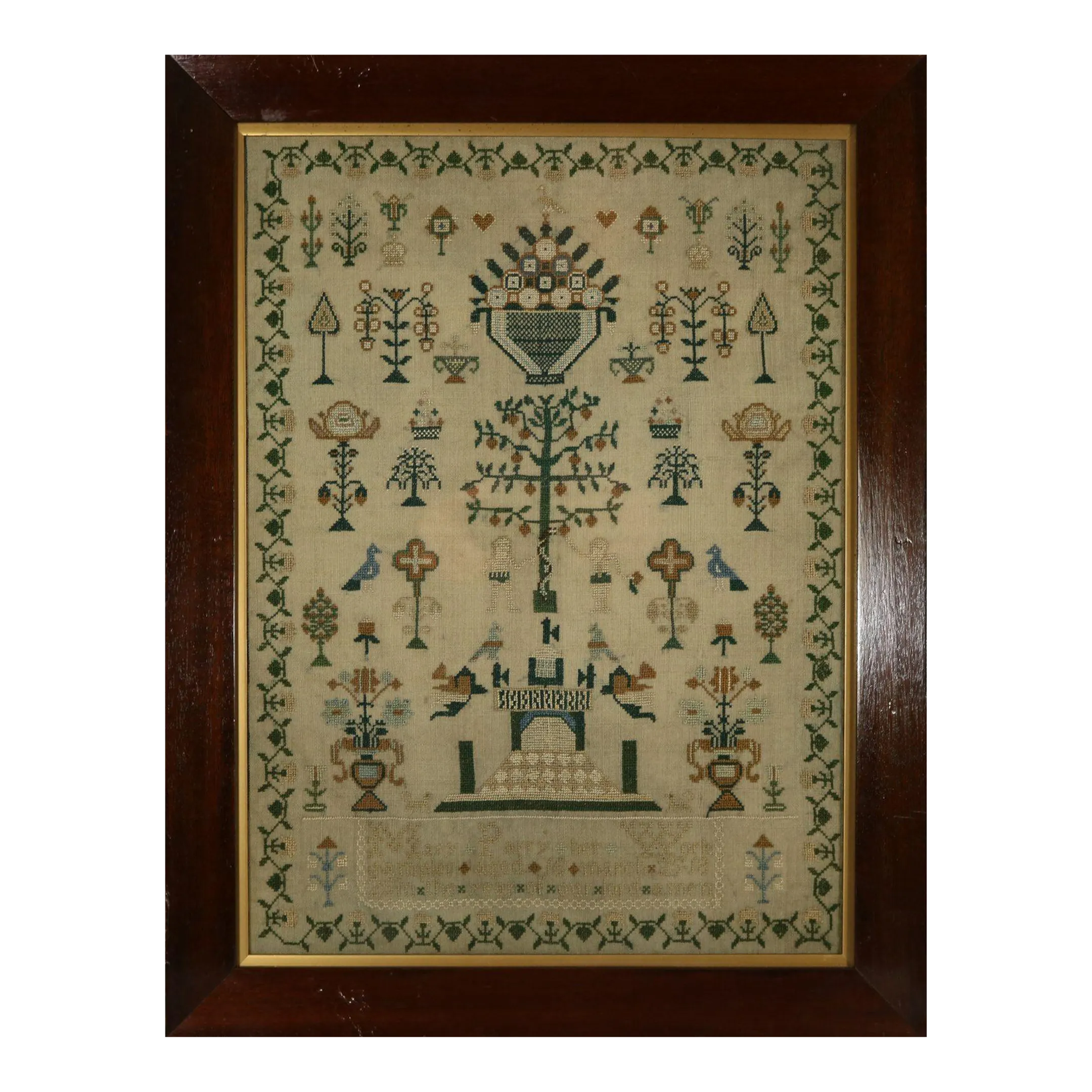 Regency Sampler, 1825, by Mary Parry | Chairish