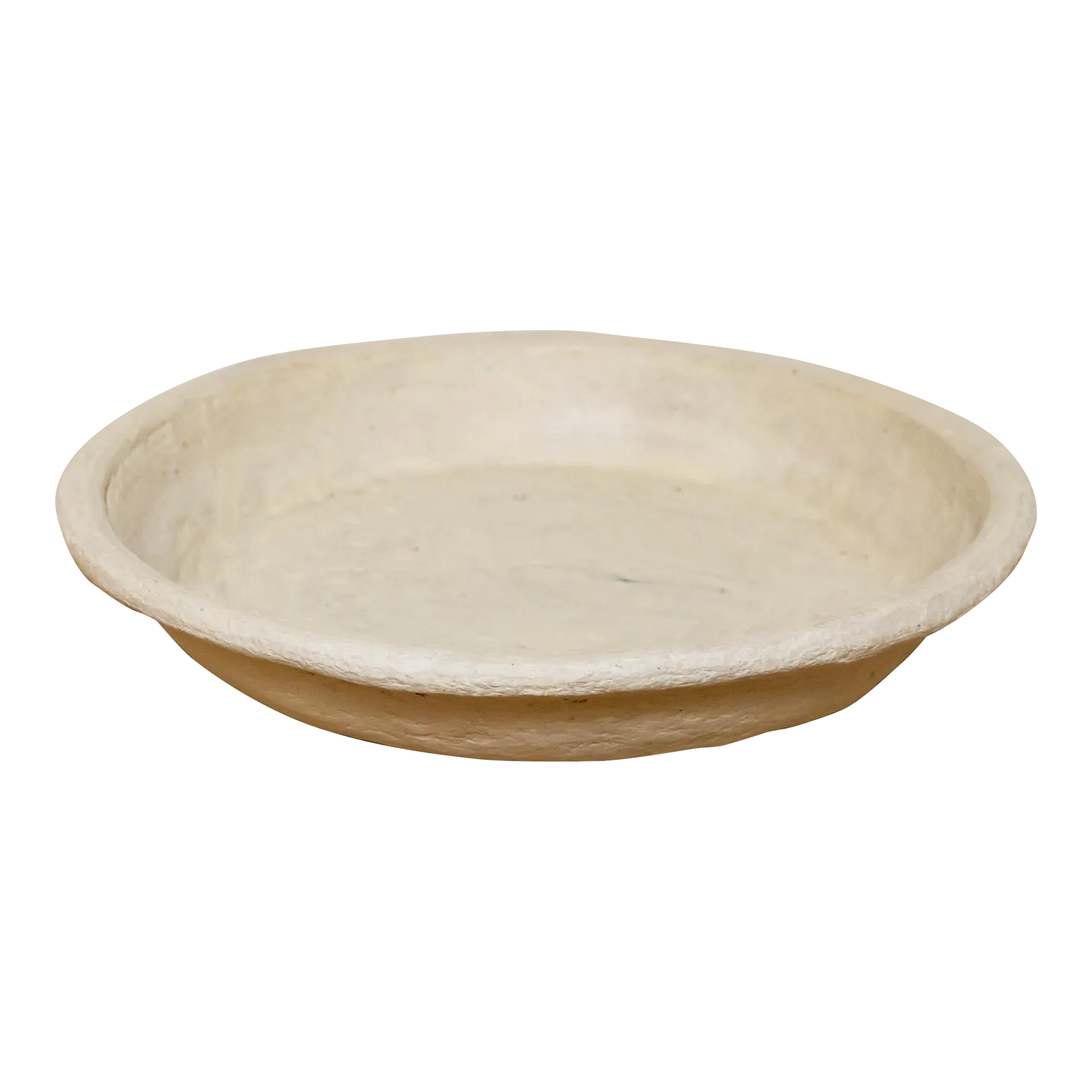 14" Round Paper Mache Tray | Chairish