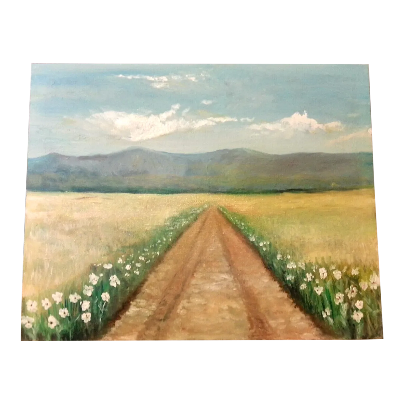 2015 “Beyond the Horizon” Rustic Mountain, Field, Open Road Landscape ...
