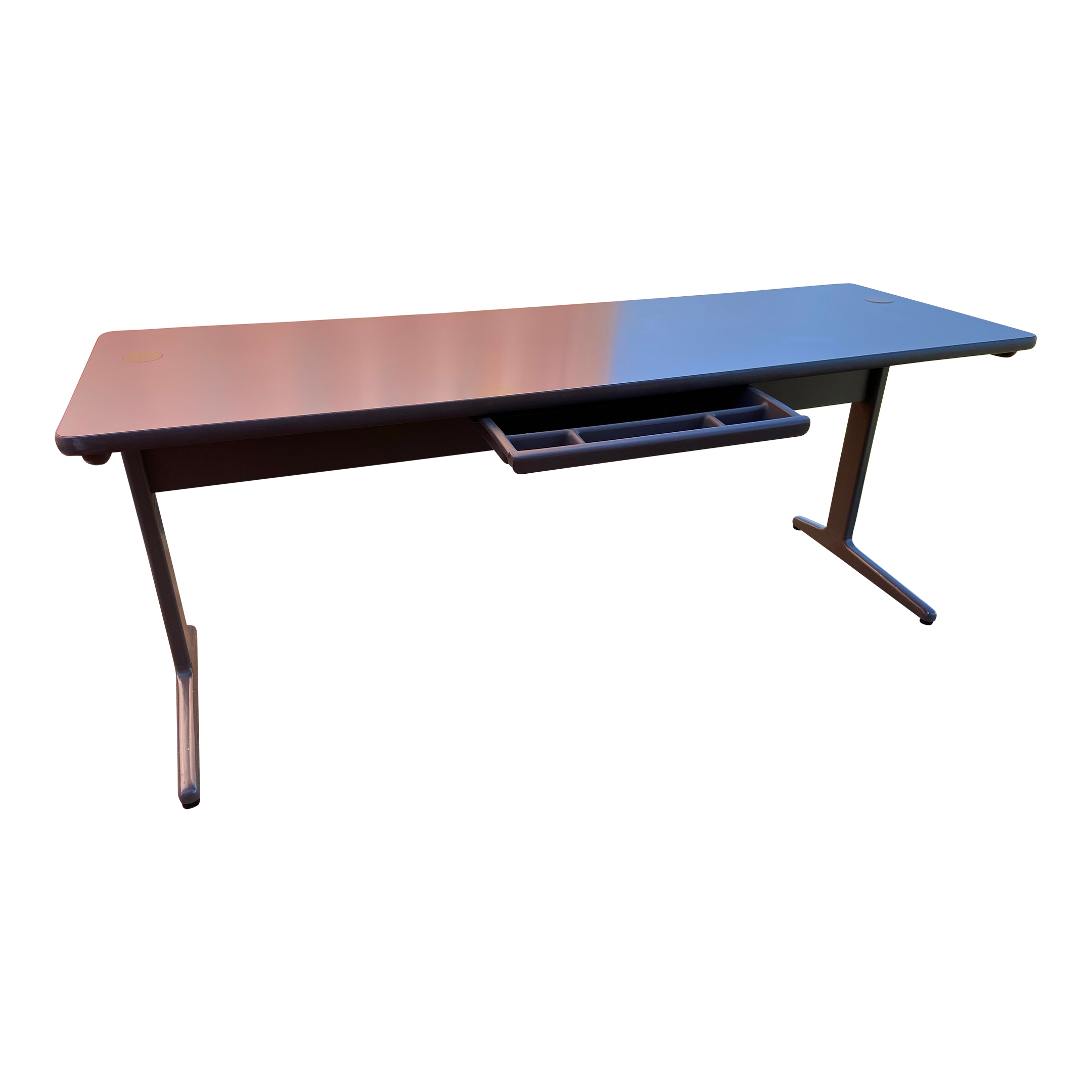 1980s Vintage Mid Century Modern Herman Miller George Nelson Style Desk ...