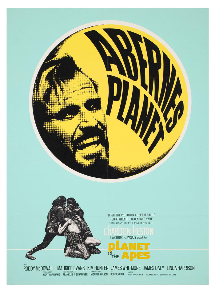 Planet Of The Apes 1968 Movie Poster