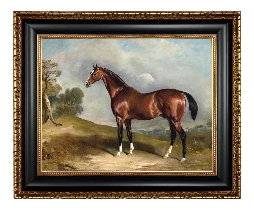 "Portrait of Sultan in Landscape" Contemporary Reproduction Print on ...