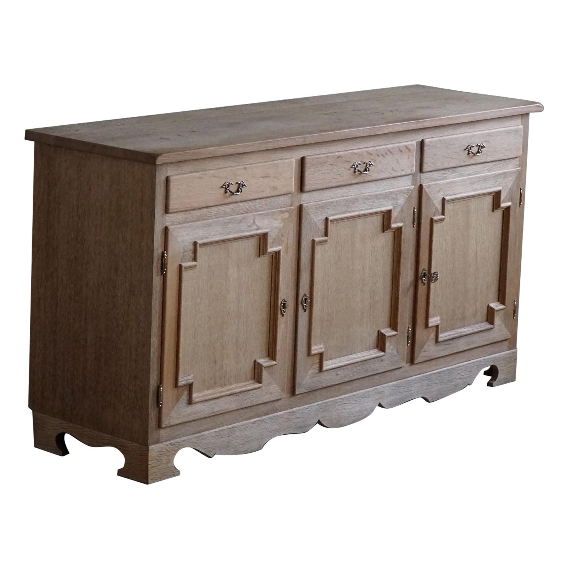 Mid-Century Danish Modern Oak Buffet / Sideboard by Kurt Østervig ...