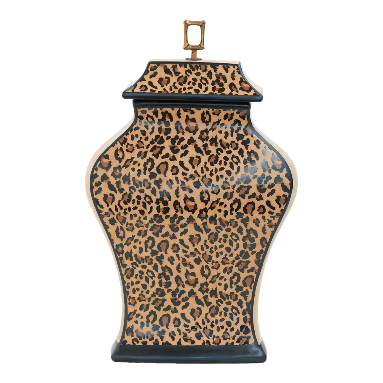 Leopard Jar | Chairish