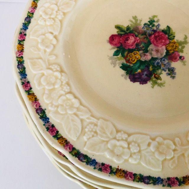 Vintage English Crown Ducal Gainsborough Plates- Set of 6 Vintage English Crown Ducal Gainsborough Plates- Set of 6