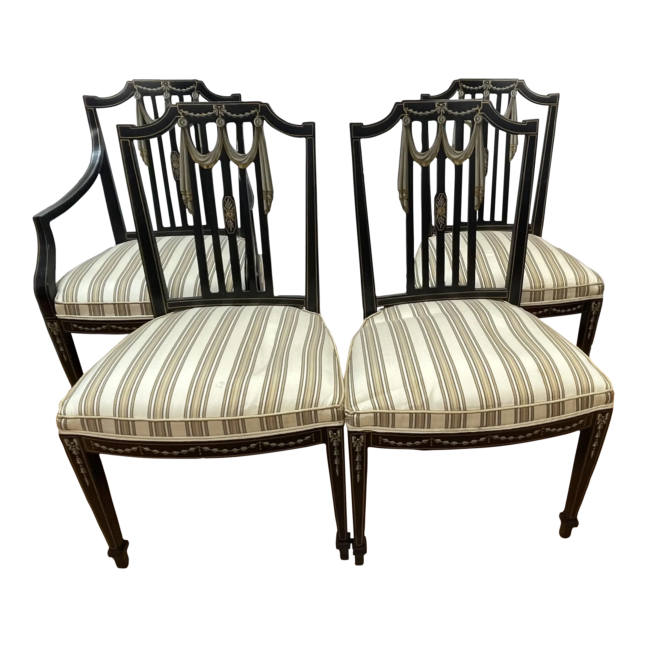 Four Sheraton Chairs | Chairish