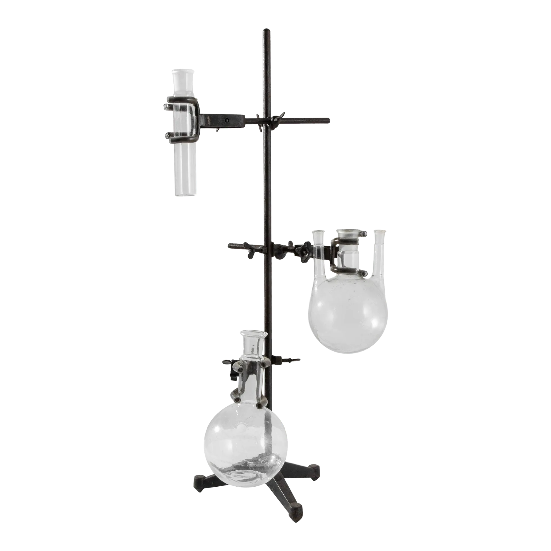 Vintage Steel Laboratory Beaker Stand | Chairish