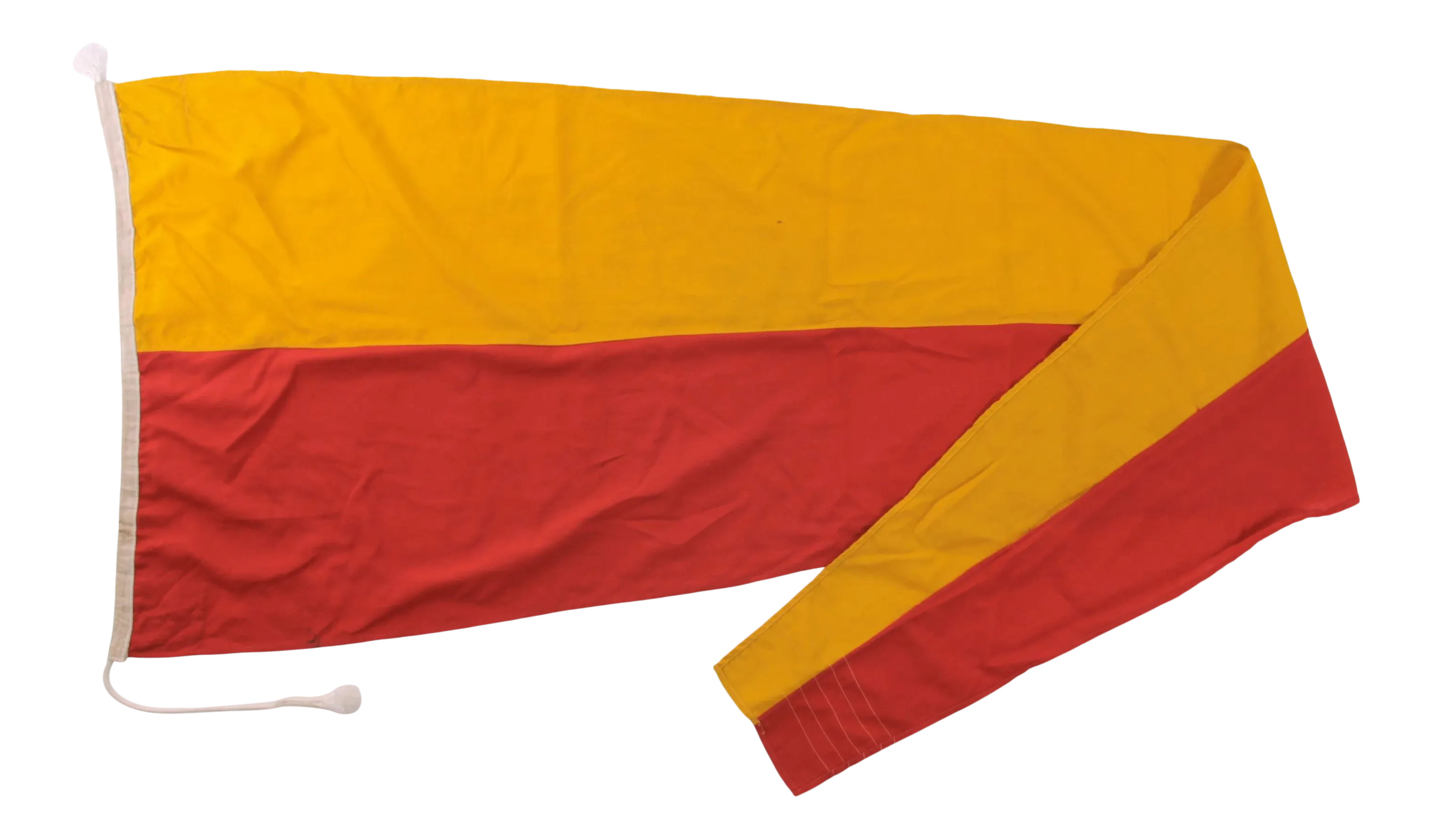 Large Vintage Nautical Signal Flag Number 7 | Chairish