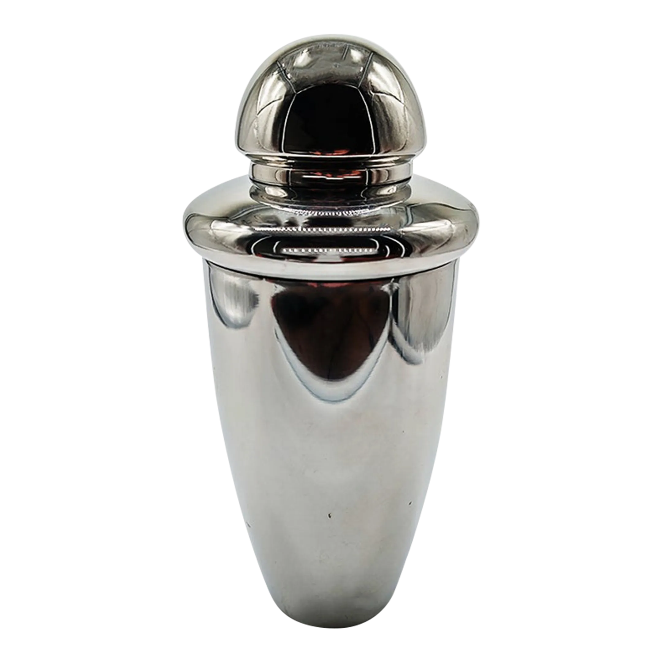Vintage Space Age Cocktail Shaker in Stainless Steel - 1970s | Chairish