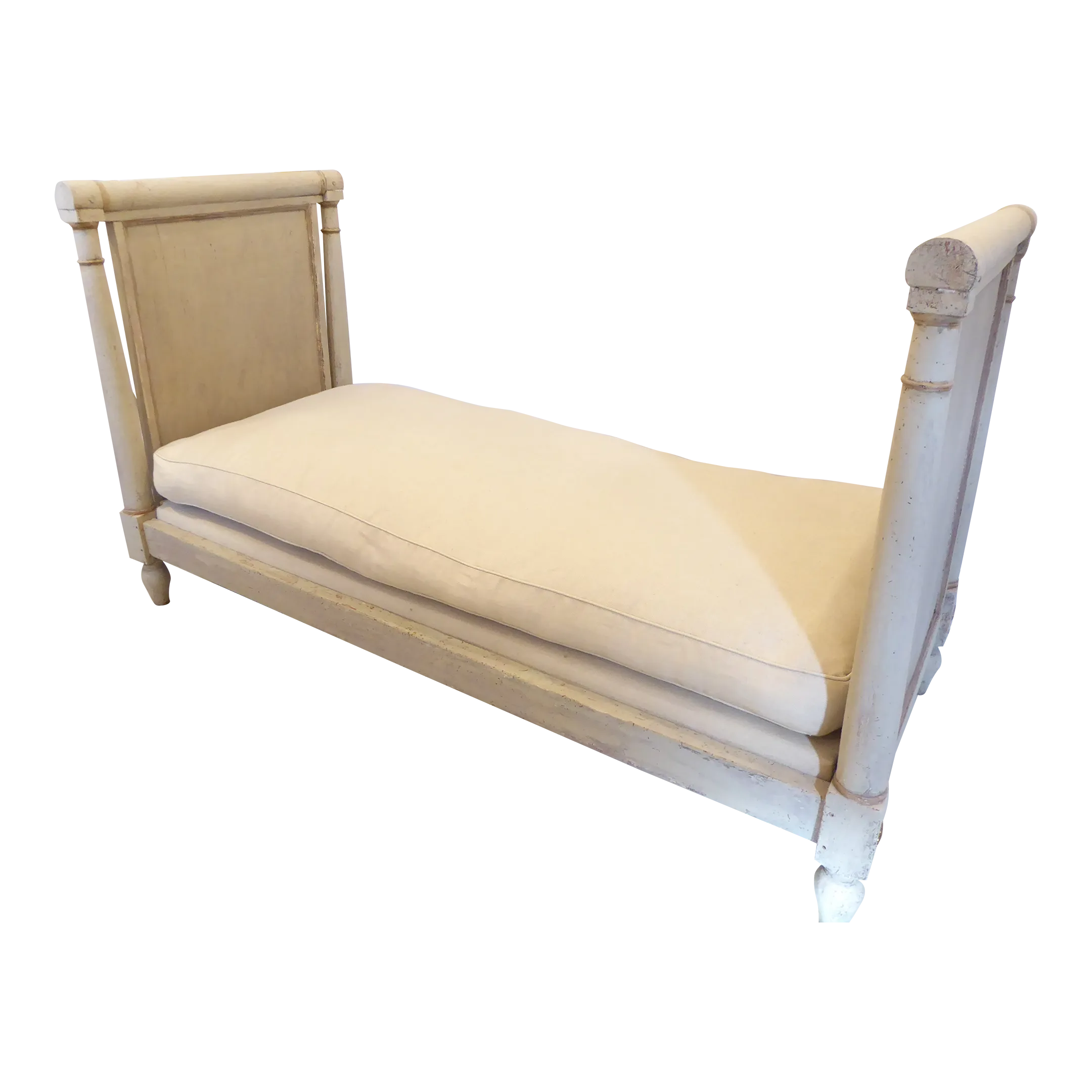 18th Century French Directoire Painted Daybed | Chairish