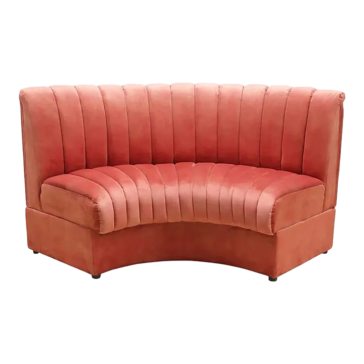 Matthew Izzo Home Modular Sofa Seating Curved Piece. | Chairish