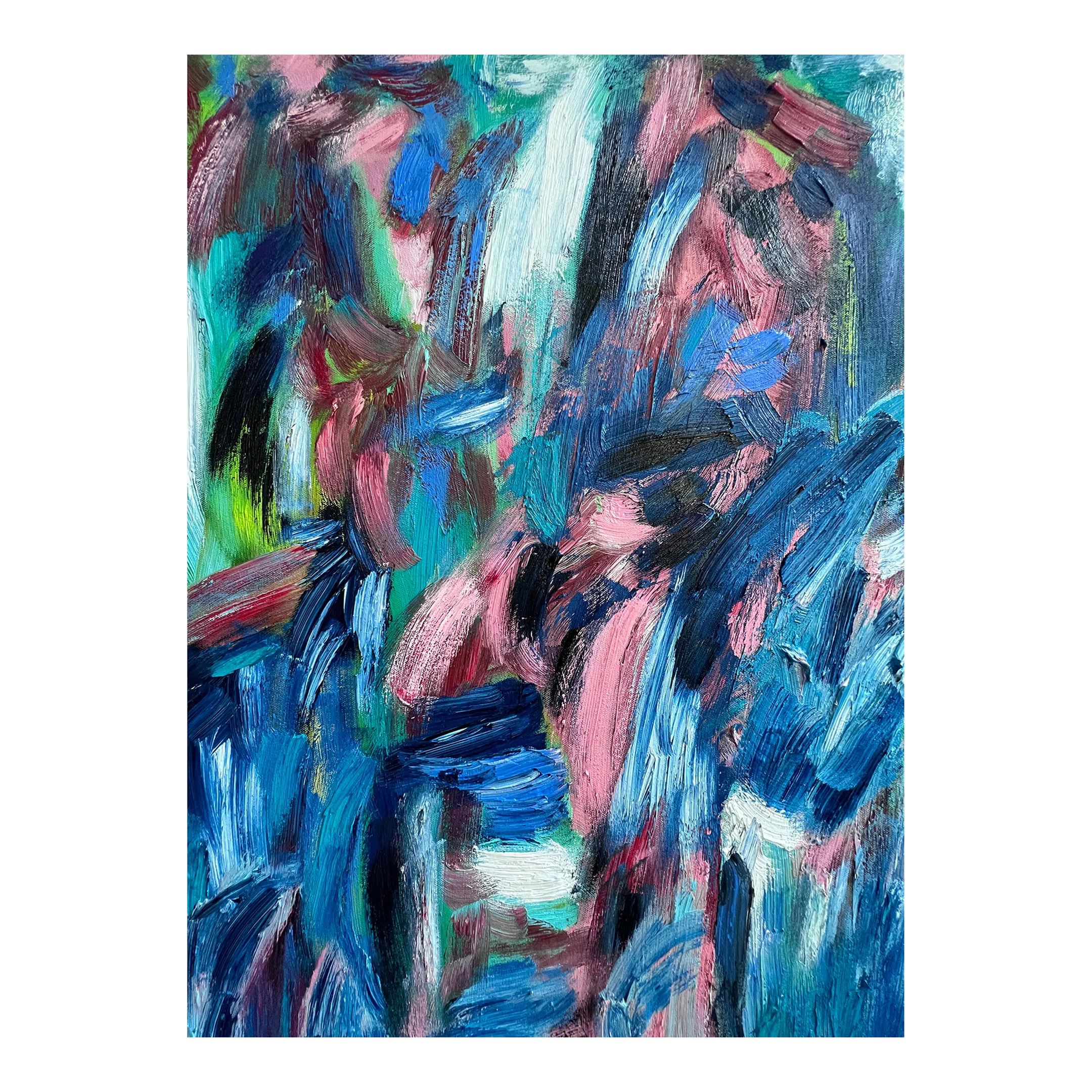 "Nothing's Gonna Hurt You, Baby" Contemporary Abstract Expressionist ...