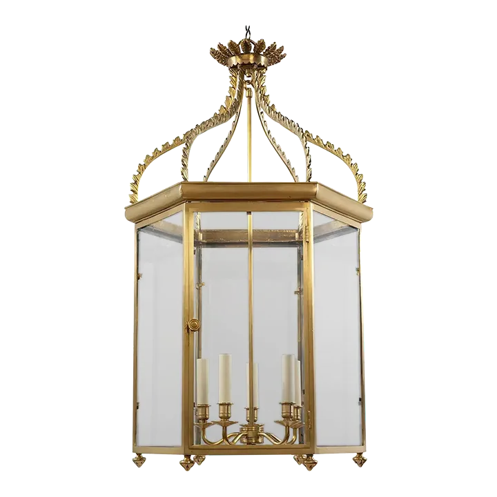 Regency Hall Lantern - Large | Chairish