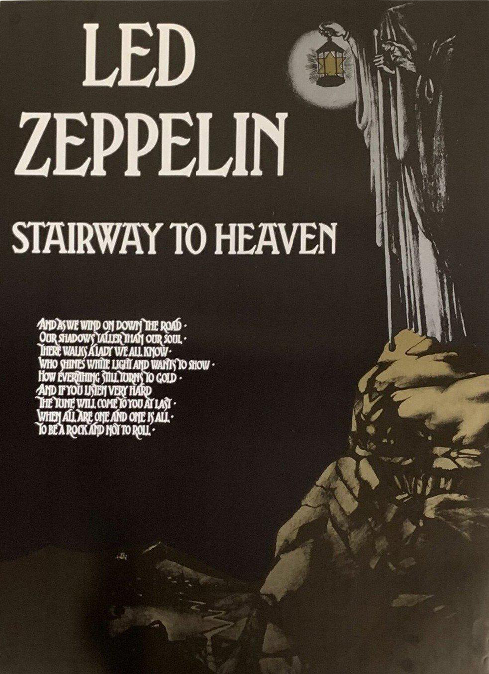 Led Zeppelin Stairway To Heaven Poster