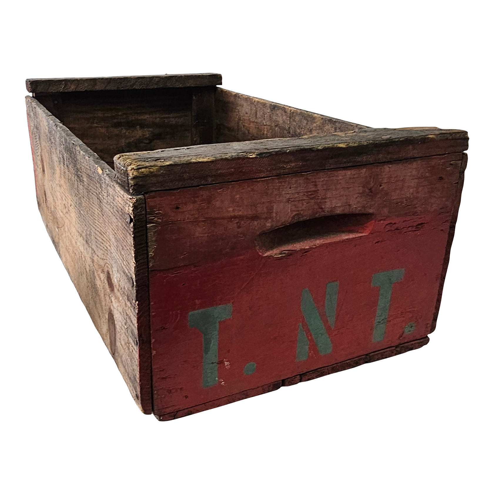 Wood Tnt Dynamite Box Original Old Hand Crafted Pine Crate | Chairish