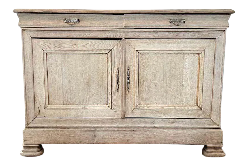 Antique 19th Century Louis Philipe Bleached Chest | Chairish