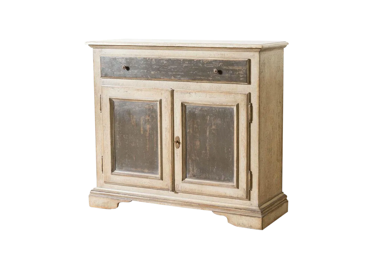 Rustic Adele Painted Sideboard | Chairish