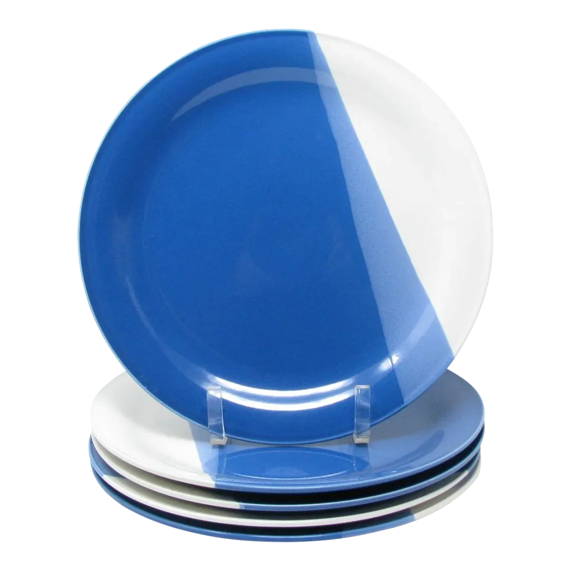 Vintage Sango Trio Blue Stoneware Dinner Plates Made in Japan - 5 ...