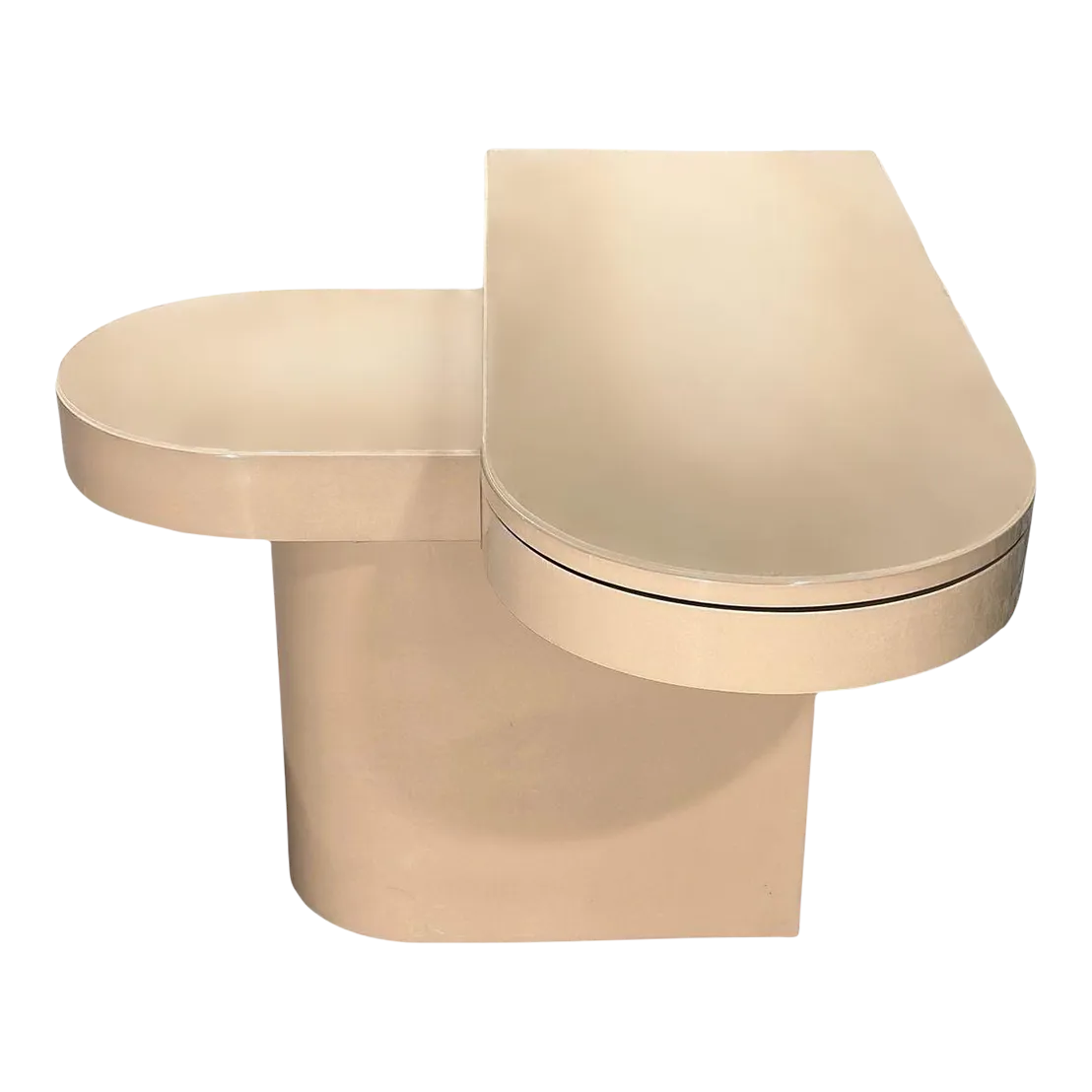 Richard Himmel Post Modern Corner Console/Desk, 1970 | Chairish