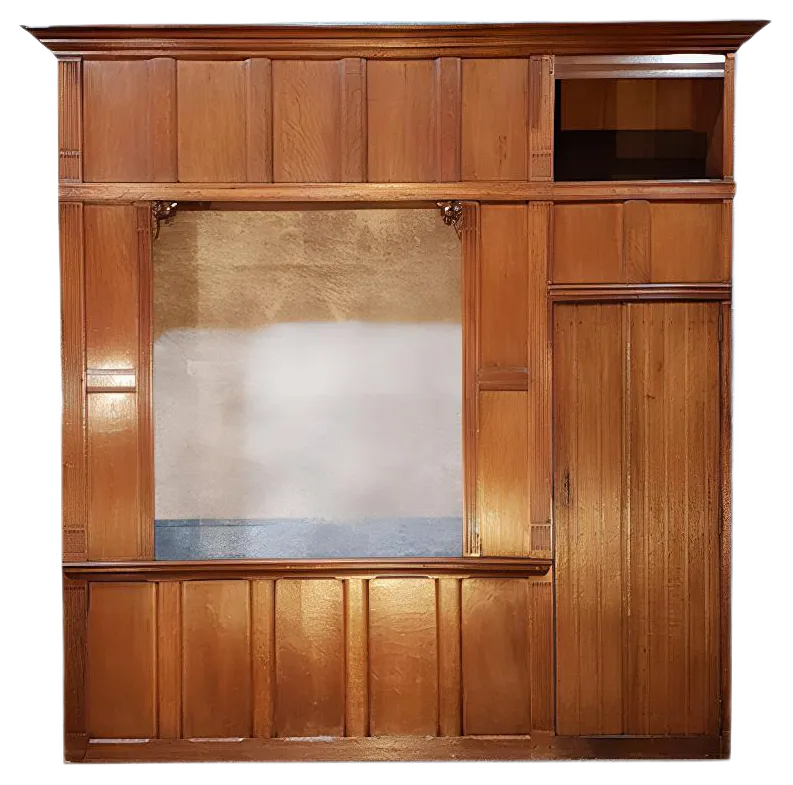 Antique Dutch Wooden Bed Box | Chairish