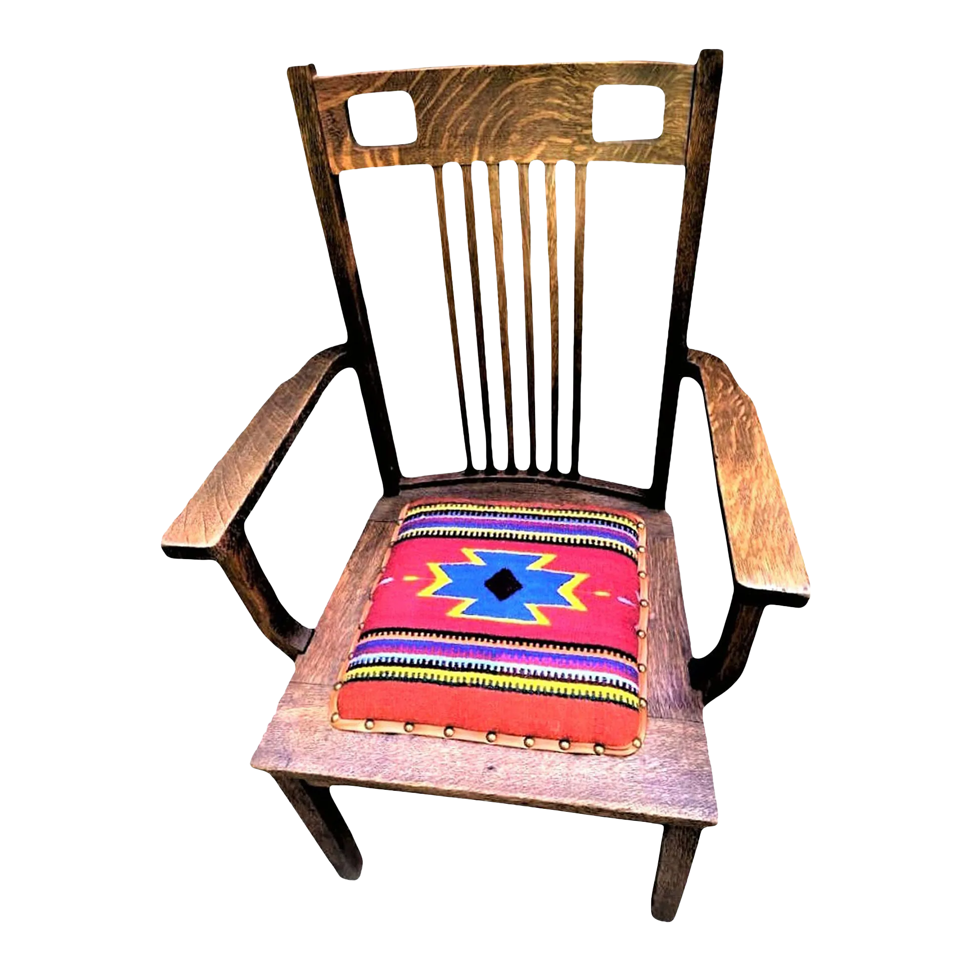 Antique in the Manner of Frank Lloyd Wright - Prairie Style Quarter ...