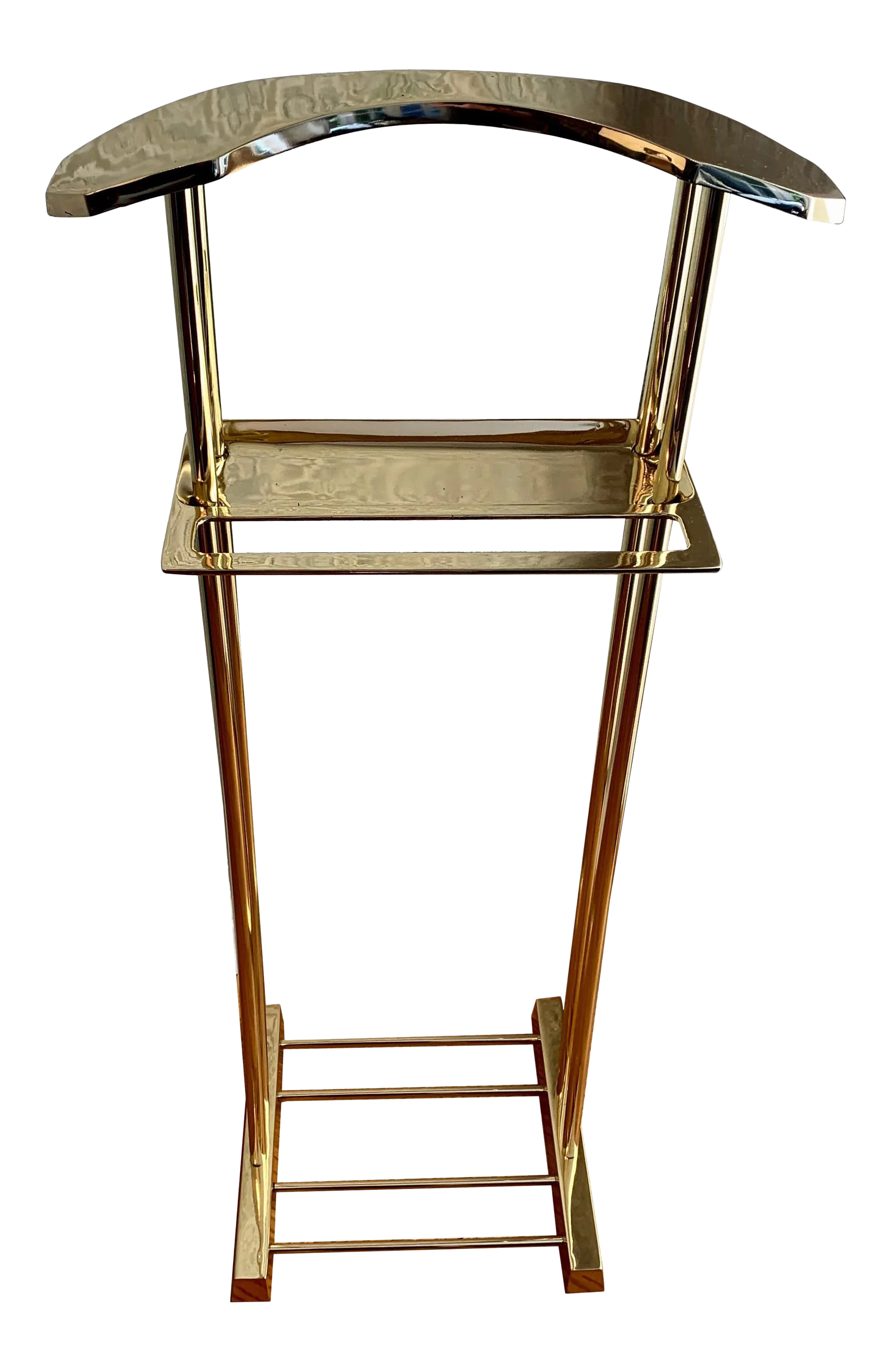 Modern Brass Valet | Chairish