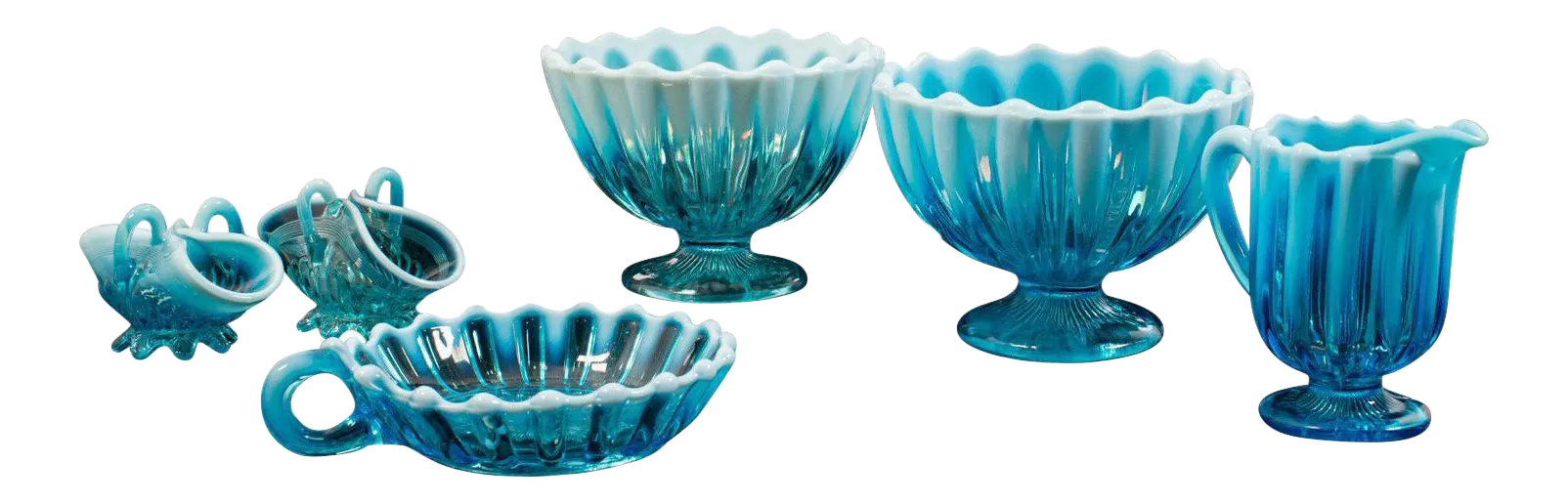 English Pearline Party Afternoon Tea Service Set by Davidson - 6 Pieces ...